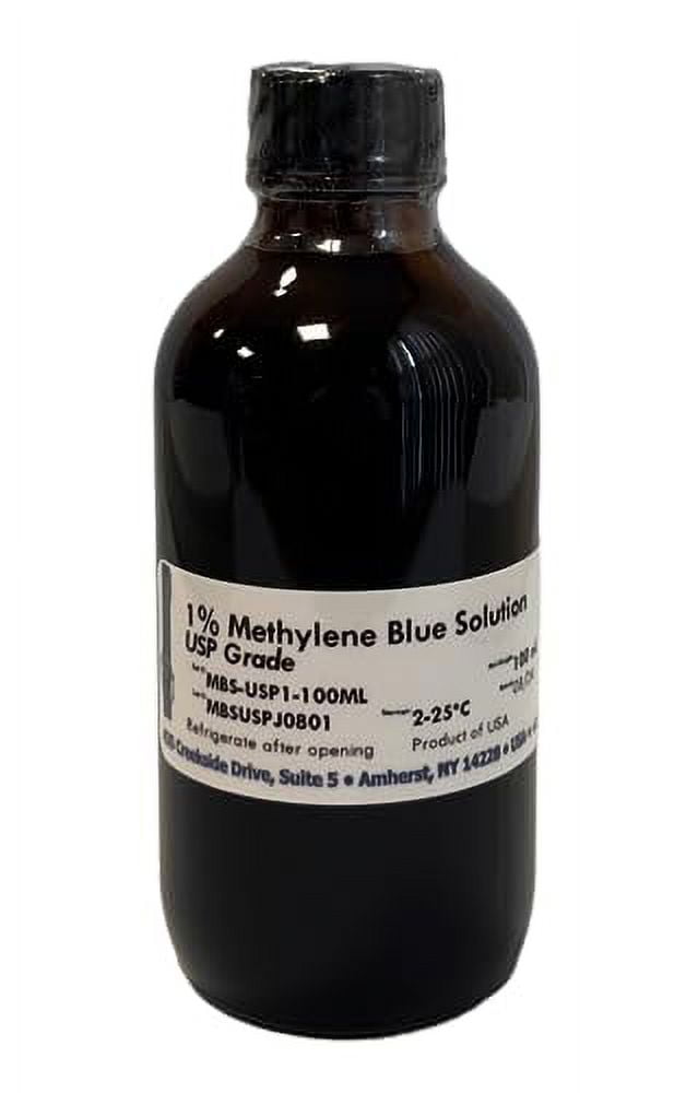 1% Methylene Blue Solution with Dropper - USP Grade - 1μm Filtered ...