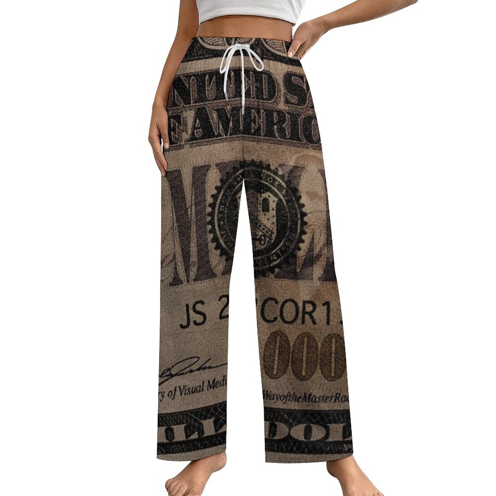 1 Million Dollar Bill Women's Pajamas Pajama Pants Women's Sleepwear ...