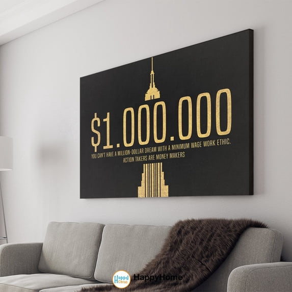 1 Million Dollar Definition Wall Art Print, Unframed Paper Poster ...