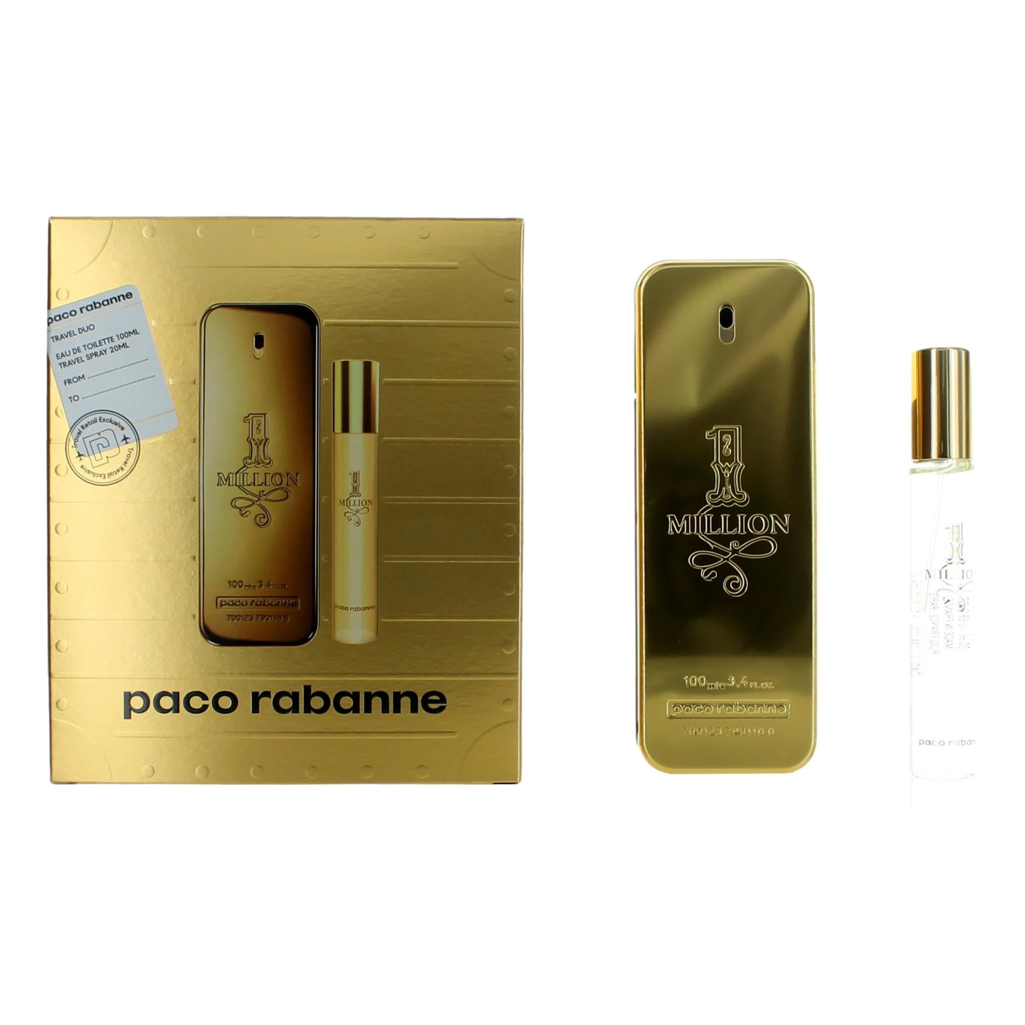 1 Million by Paco Rabanne, 2 Piece Gift Set for - Walmart.com