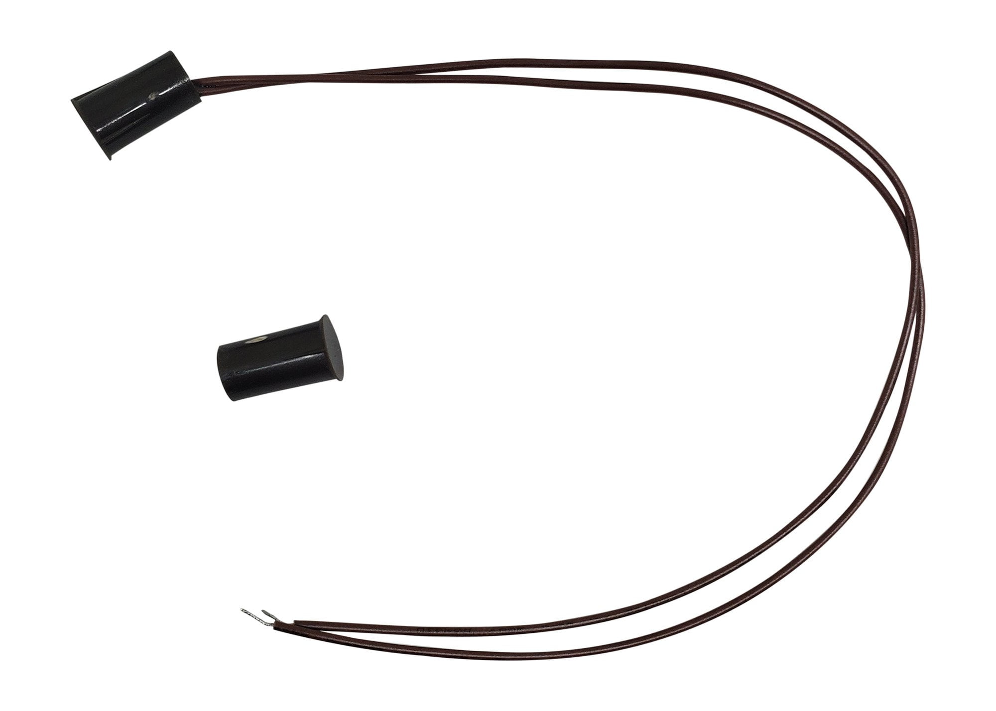 1 Mini Brown Recessed Door Contacts NC Security Alarm Door Window ...