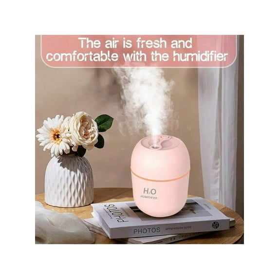 1 Mini Humidifier, USB Powered Aromatherapy Humidifier With Night Light ...