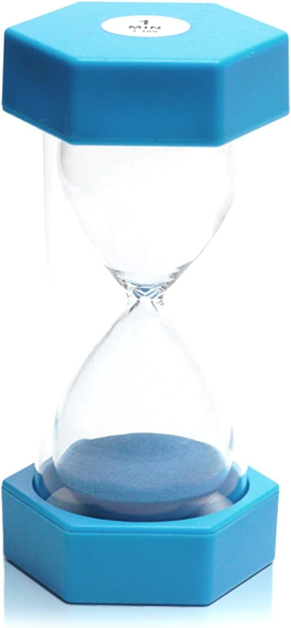 1 Minute Sand Timer, Hourglass Timer, Sand Clock for Kids, Colorful ...