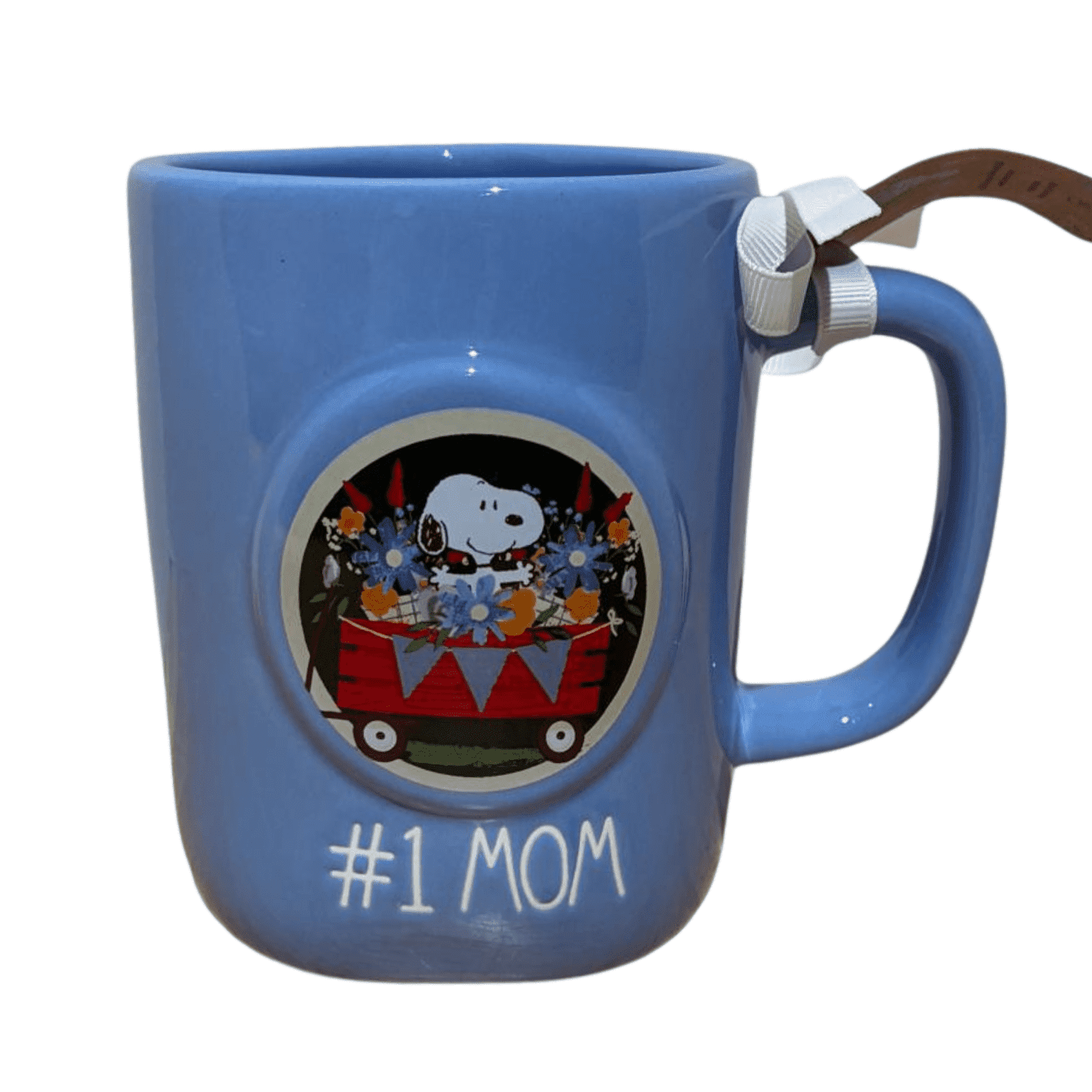 #1 Mom Coffee Mug Blue Snoopy Design Gift Cup for Mothers - Walmart.com