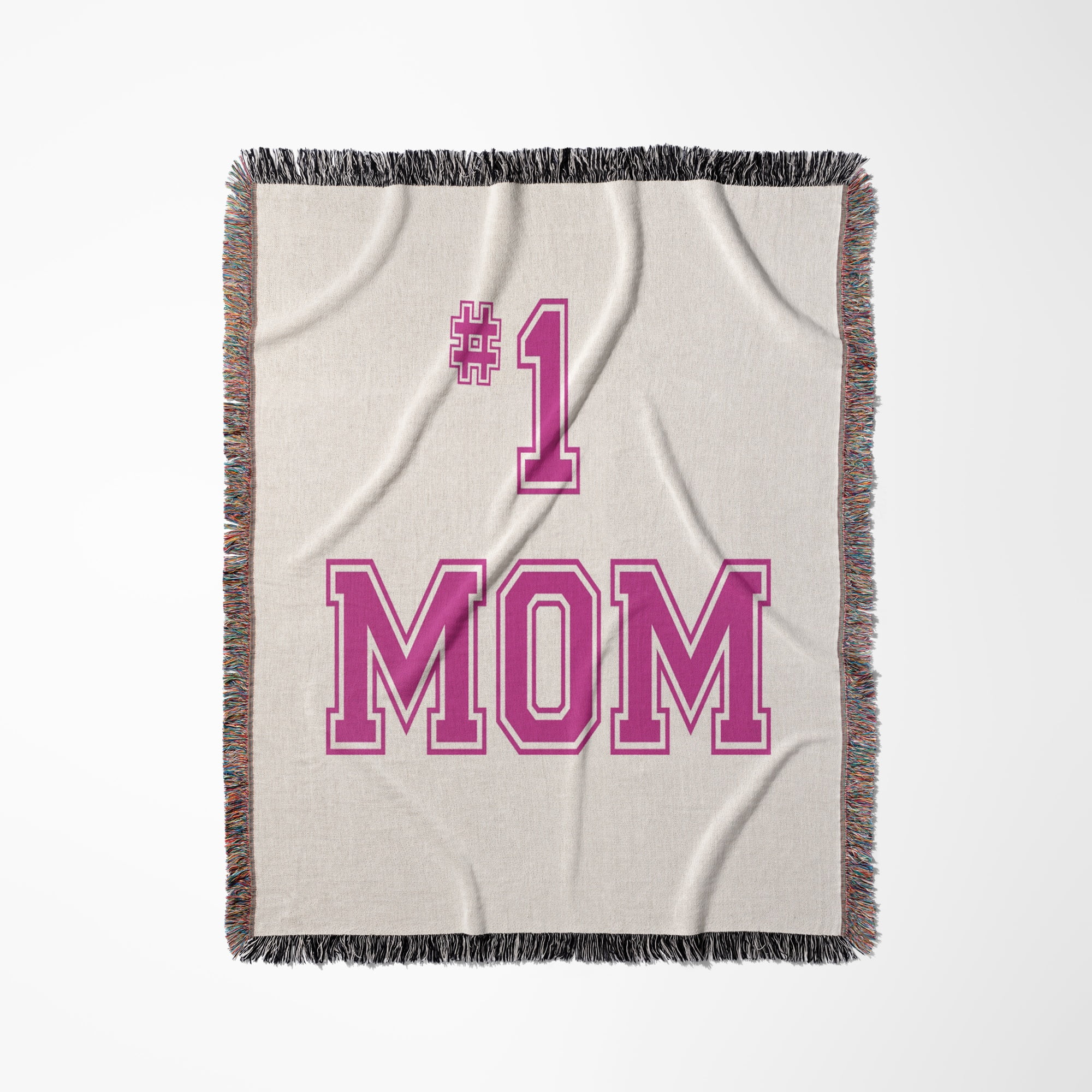 #1 Mom - Number One Mom In Hot Pink Large Print Text - For Worlds ...