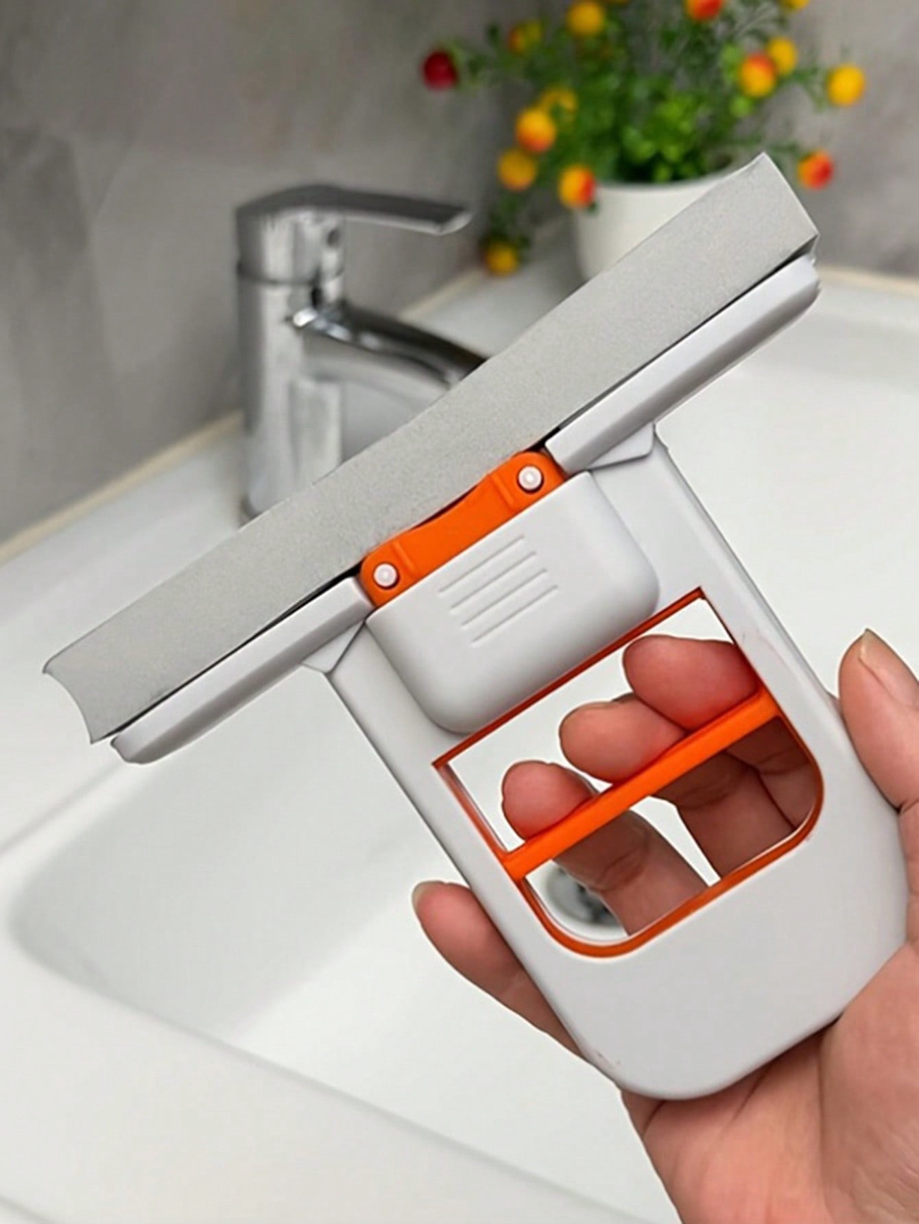 1 Mop + 3 Sponges Expandable Mini Mop Wet Dry Cleaning Compact Space ...