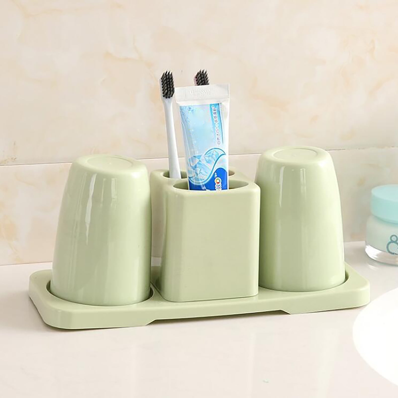 1×Mouthwash Cup Set Clearance! Two Person Washing Cup Home Washing ...