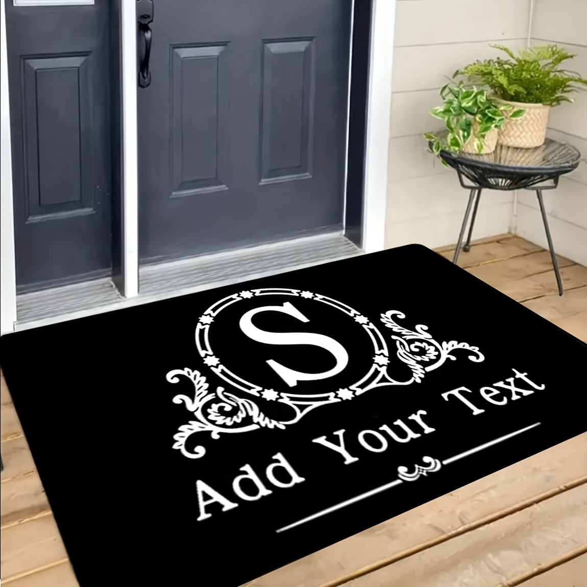 1 Multi-purpose Non-slip Custom Family Name Doormat | For Kitchen ...