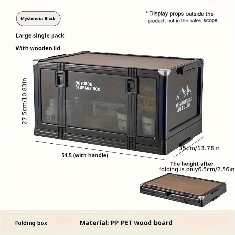 1 Multifunctional Folding Storage Box - Large Capacity, Stackable ...