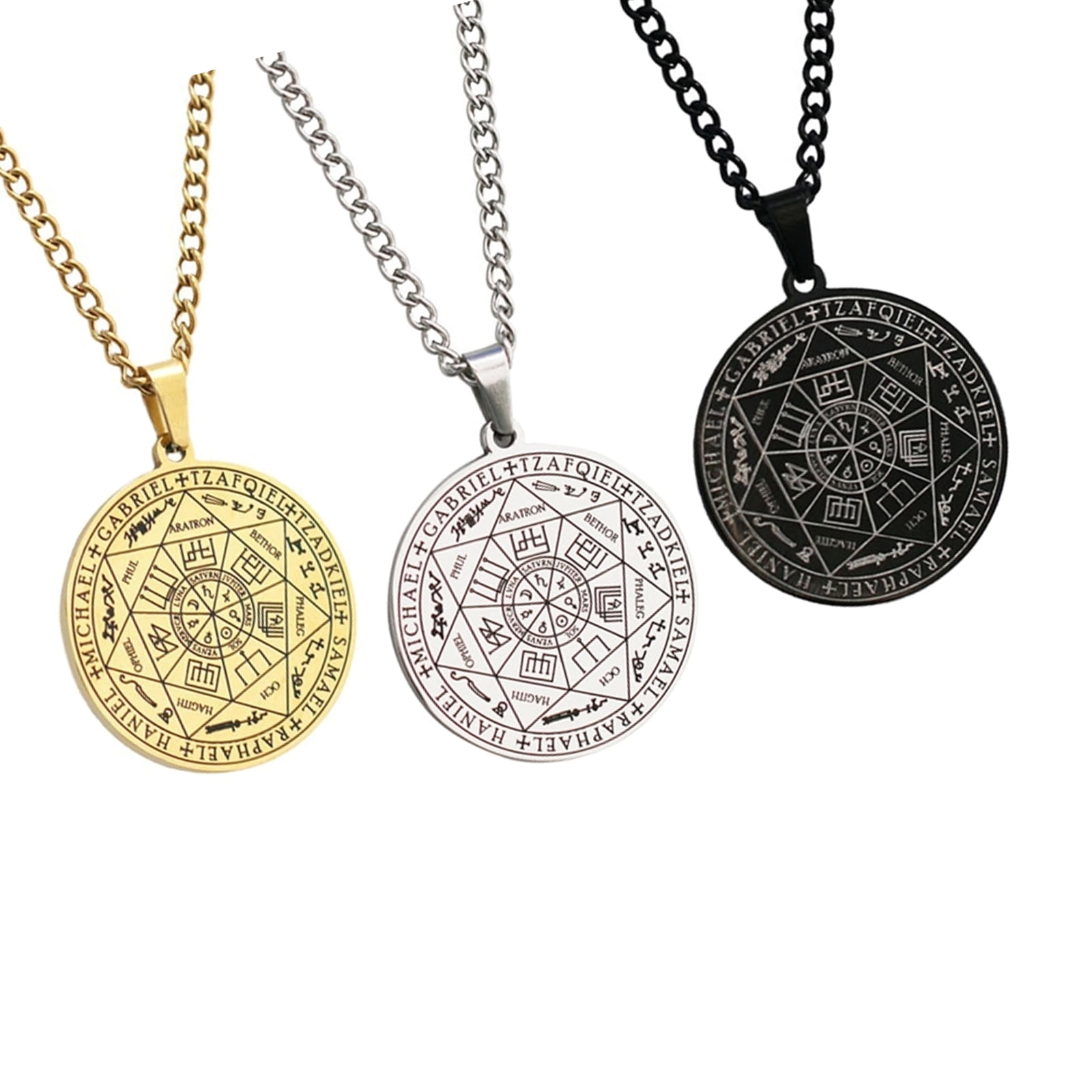 1. Mystical Divination Coin Necklace Adjustable Chain Jewelry For ...