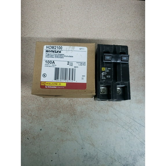 1- NEW Square D HOM2100CP 100A Circuit Breaker - Walmart.com