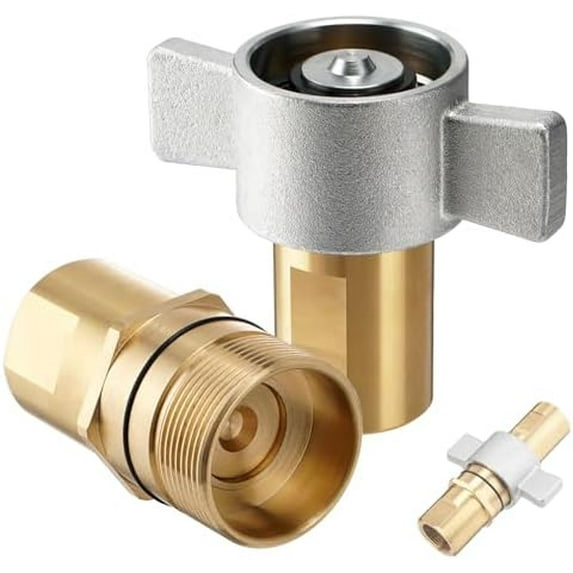 1" NPT Wet Line Wing Nut Hydraulic Quick Disconnect Coupler/Coupling ...