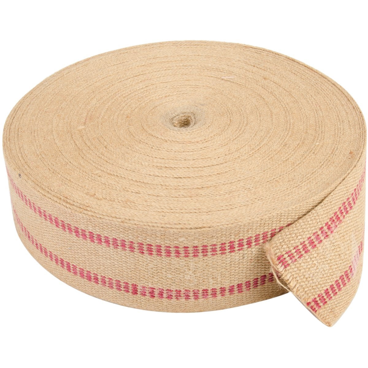 1 Natural Jute Webbing 72 Yards-3.5 Inch Blue/Purple Stripe (72 Yards ...