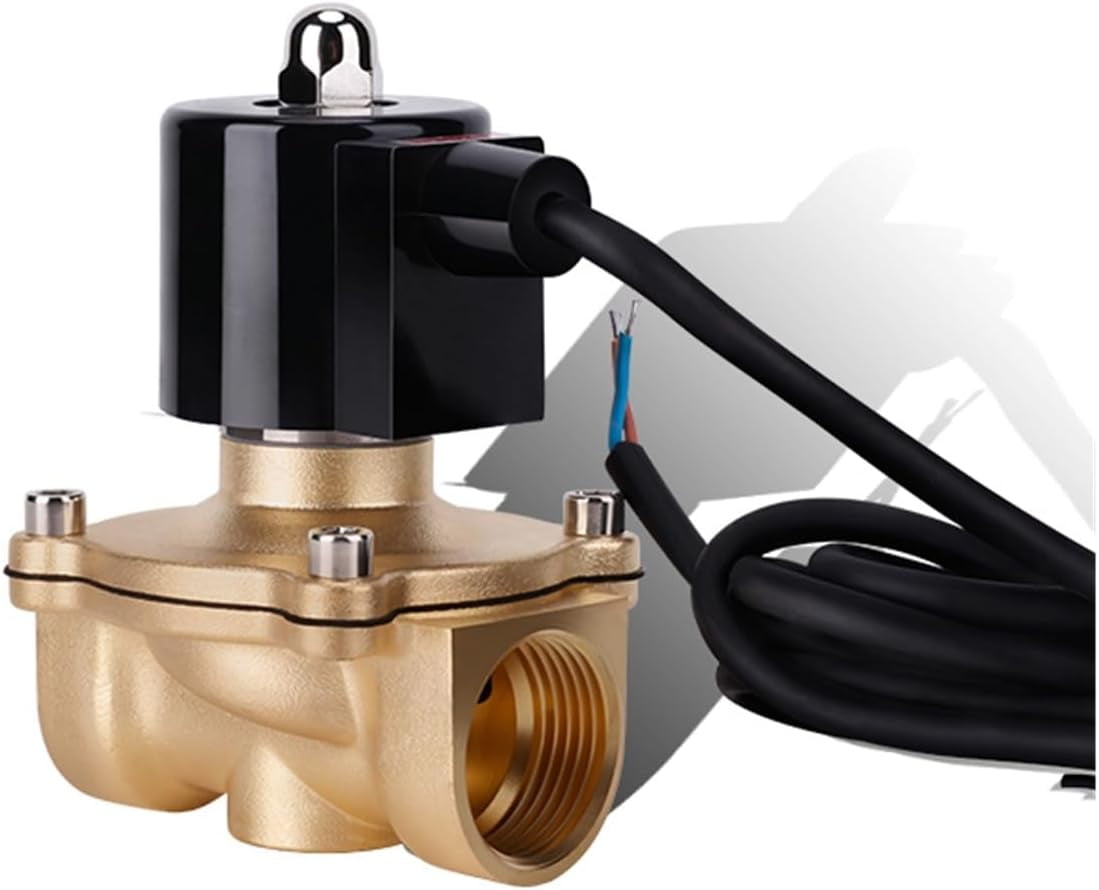 1" Normally Closed Brass IP68 Waterproof Fountain Solenoid Valve 110V 24V 12V 24v Solenoid Valve ...