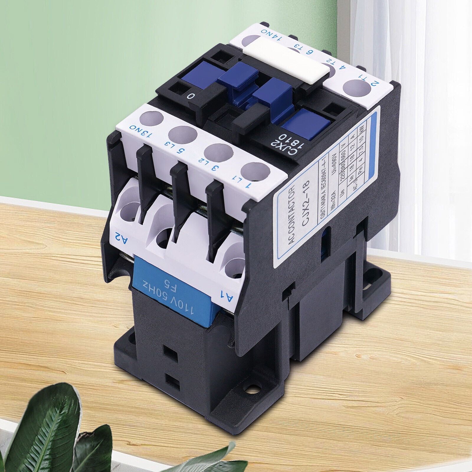 1 Normally Open AC Contactor CJX2-1810 AC 110V 18A Coil Motor Starter ...