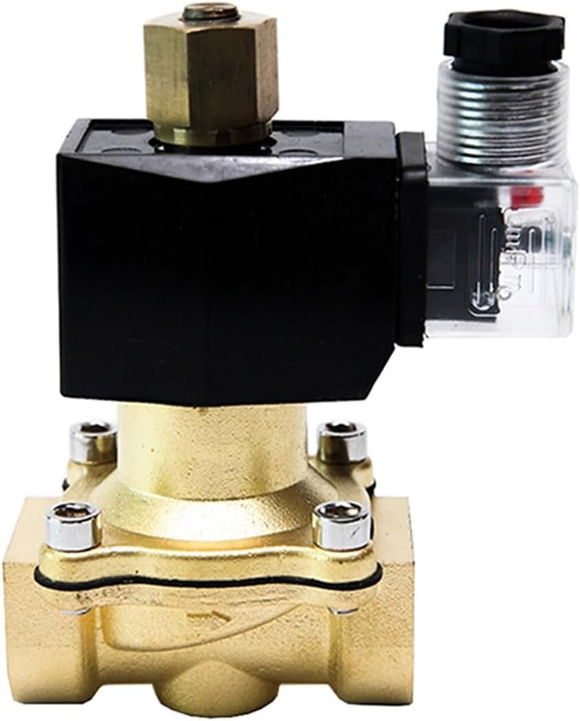 1" Normally Open Brass Solenoid Valve 220v 24V 12V 220V 110V Waterproof Solenoid Valve - Walmart.com