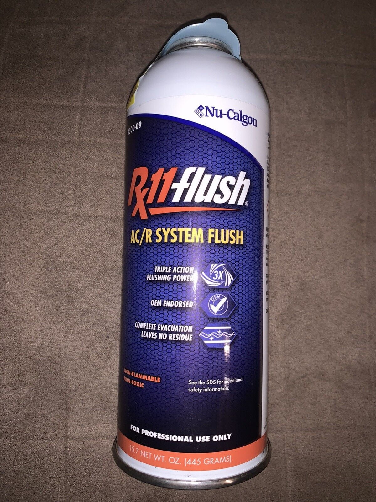 (1) Nu Calgon RX11 Flush 15.7 Net Wt. Oz Canister 4300-09 Refrigeration & HVAC - Walmart.com