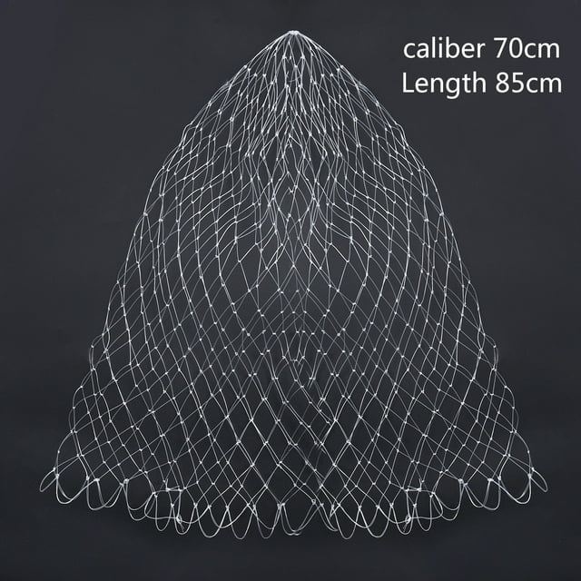 1 * Nylon Replacement Fishing Landing Net Rhombus Mesh Nets 40/45/50/60 ...