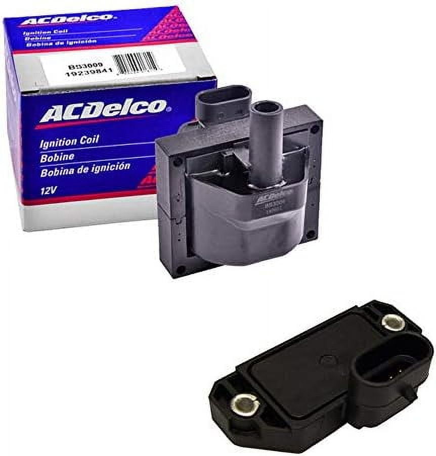 1 OEM Ignition Coil + 1 AD Auto Parts Ignition Control Module For GM ...