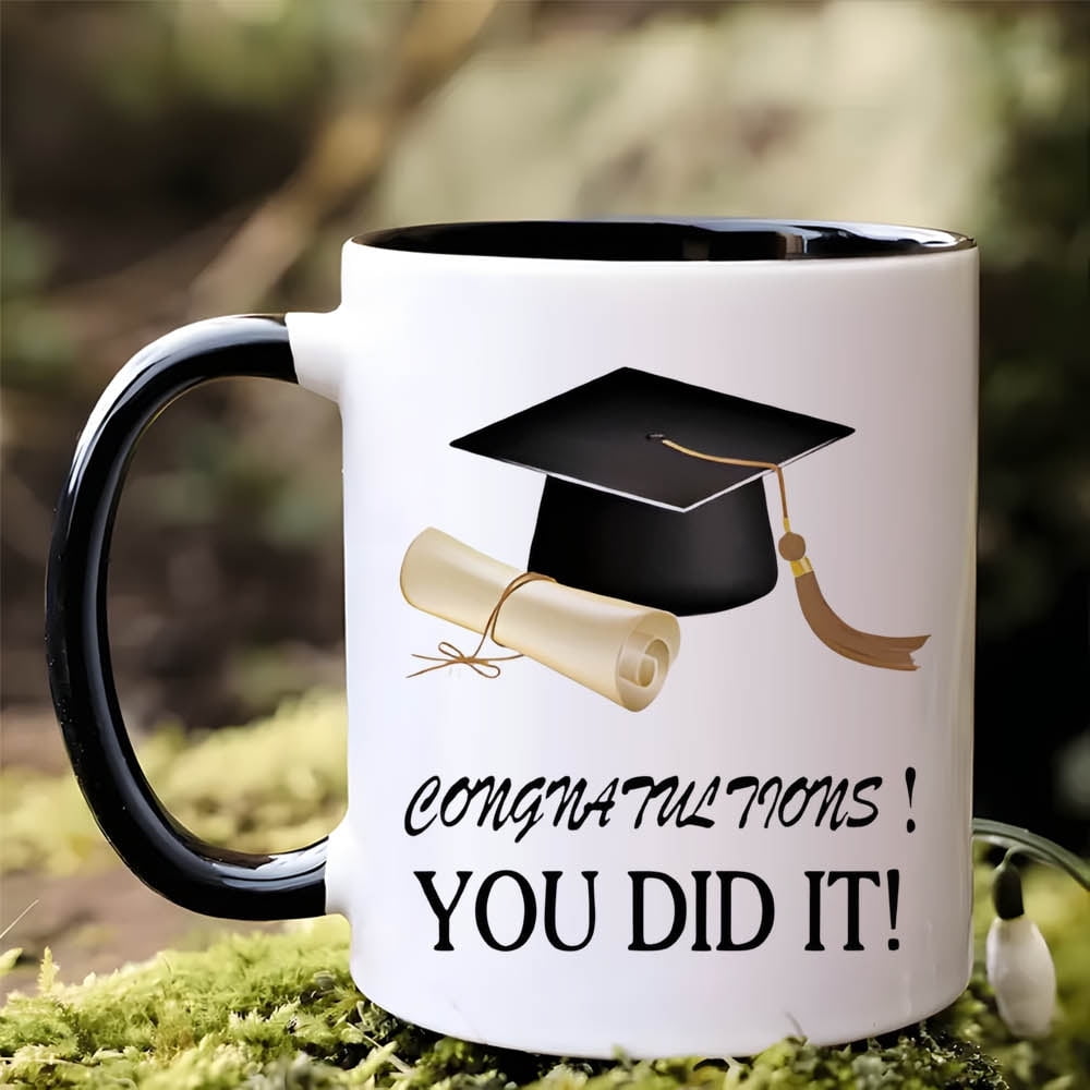 1 One 2025 Graduation Cup with Graduation Cap-Shaped Handle Is a ...