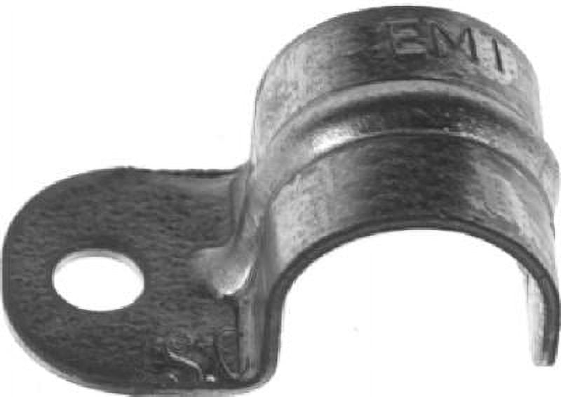 1" One Hole Electrical Metallic Tubing Strap Snap On Type Steel, Each ...