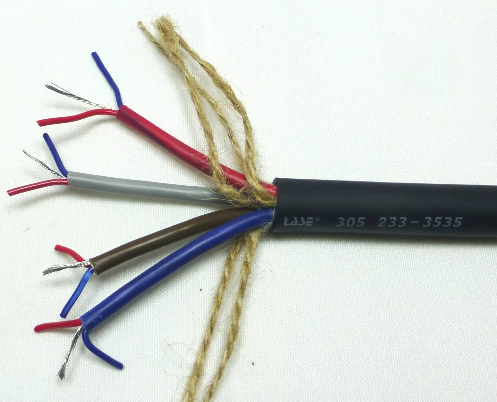 1(One) Roll 329'-100m LASE 4 Conductor Pro Audio Wire for Amp Racks ...