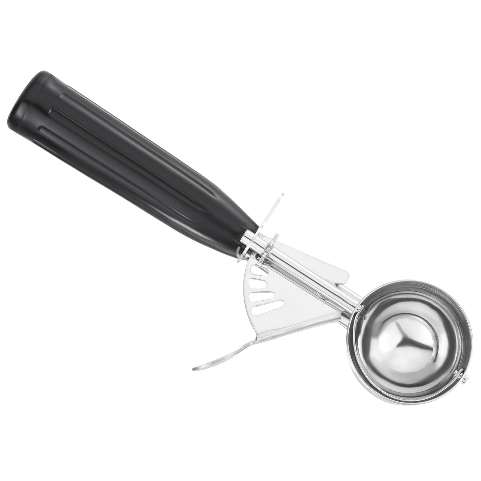 1 Ounce Ice Cream Scoop with Trigger, Stainless Steel Portion Cookie ...