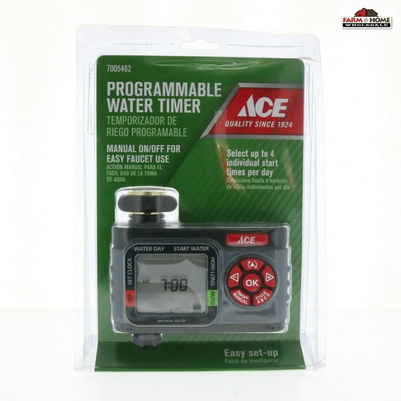 BRAND NEW ACE 7005462 Programmable Water Timer, FREE SHIPPING - Walmart.com