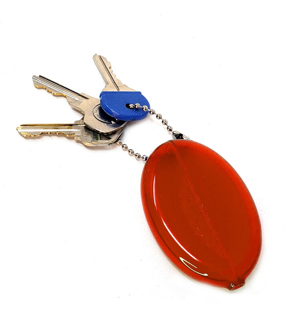 1 Oval Coin Purse | Organize Small Items Multi-Purpose + Keychain ...