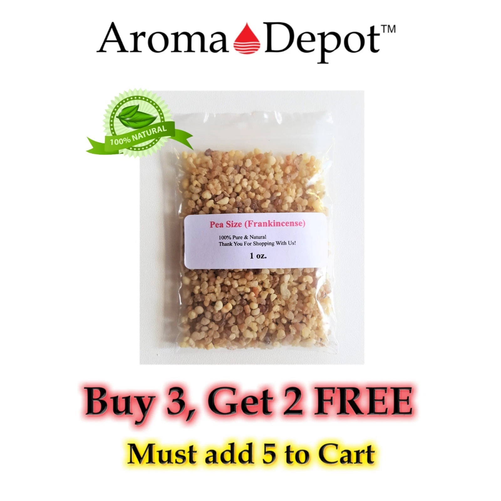 1 Oz. Pea Size Frankincense Resin High Quality Aromatic Tears Rock ...
