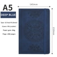 1 PACK A5 Hardcover Notebook Journal, 200 Pages 80gsm 5.7"x8.3" Leather ...