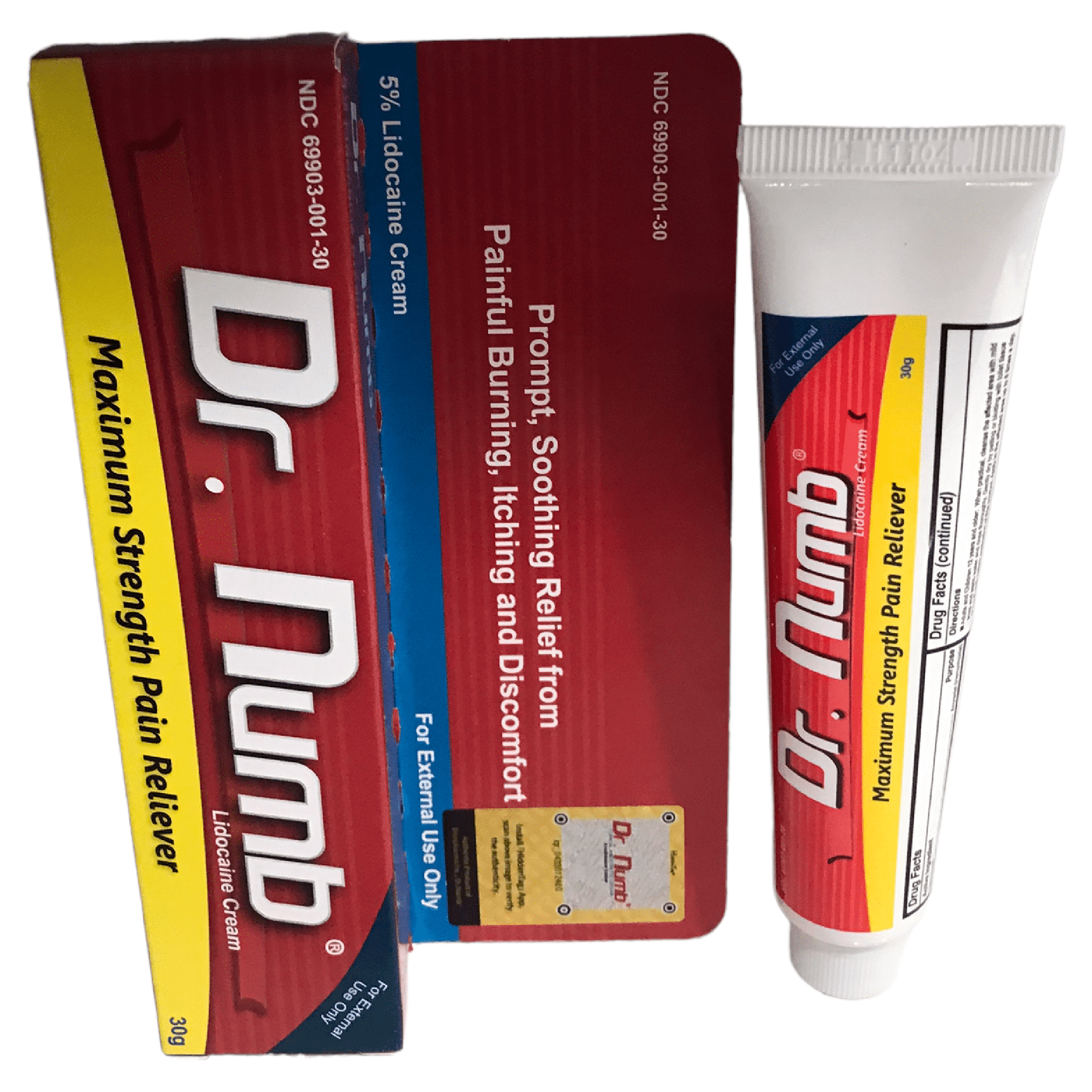 Dr. Numb 5% Lidocaine Topical Anesthetic Cream for Pain Relief with Vitamin E - Walmart.com