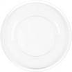 (70 PACK) EcoQuality 7.5" inch Round White Plastic Plates with Gold Rim ...