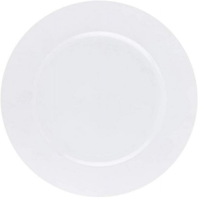 (1 PACK) EcoQuality 13" inch Round White Plastic Charger Plates - China ...