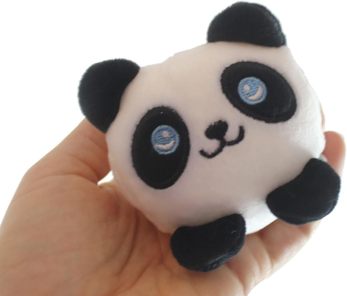 1 PANDA Cute Ball Plush Stuffed Animals- Adorable Mini Plushie Stuffie ...