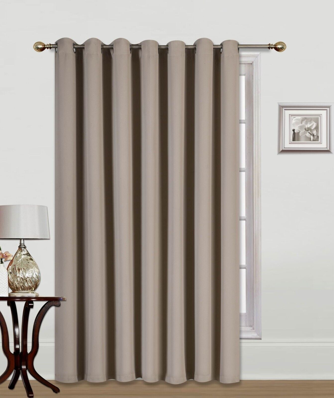 1 PANEL 100" EXTRA WIDE X 84 LONG INSULATE THERMAL WINDOW CURTAIN ROOM ...
