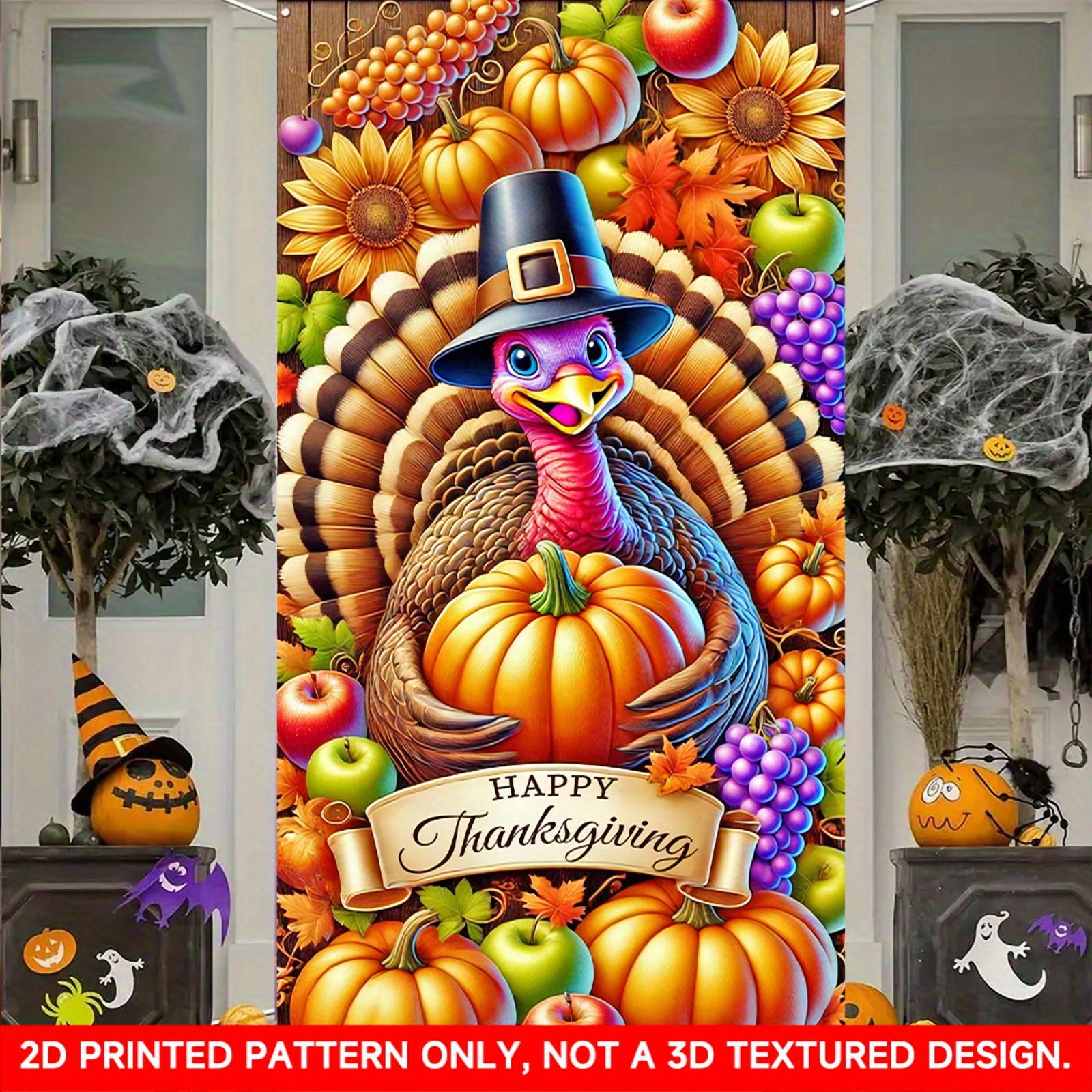 1 PC, 2D Flat/ Flat art decorative door cover decoration, rich design ...