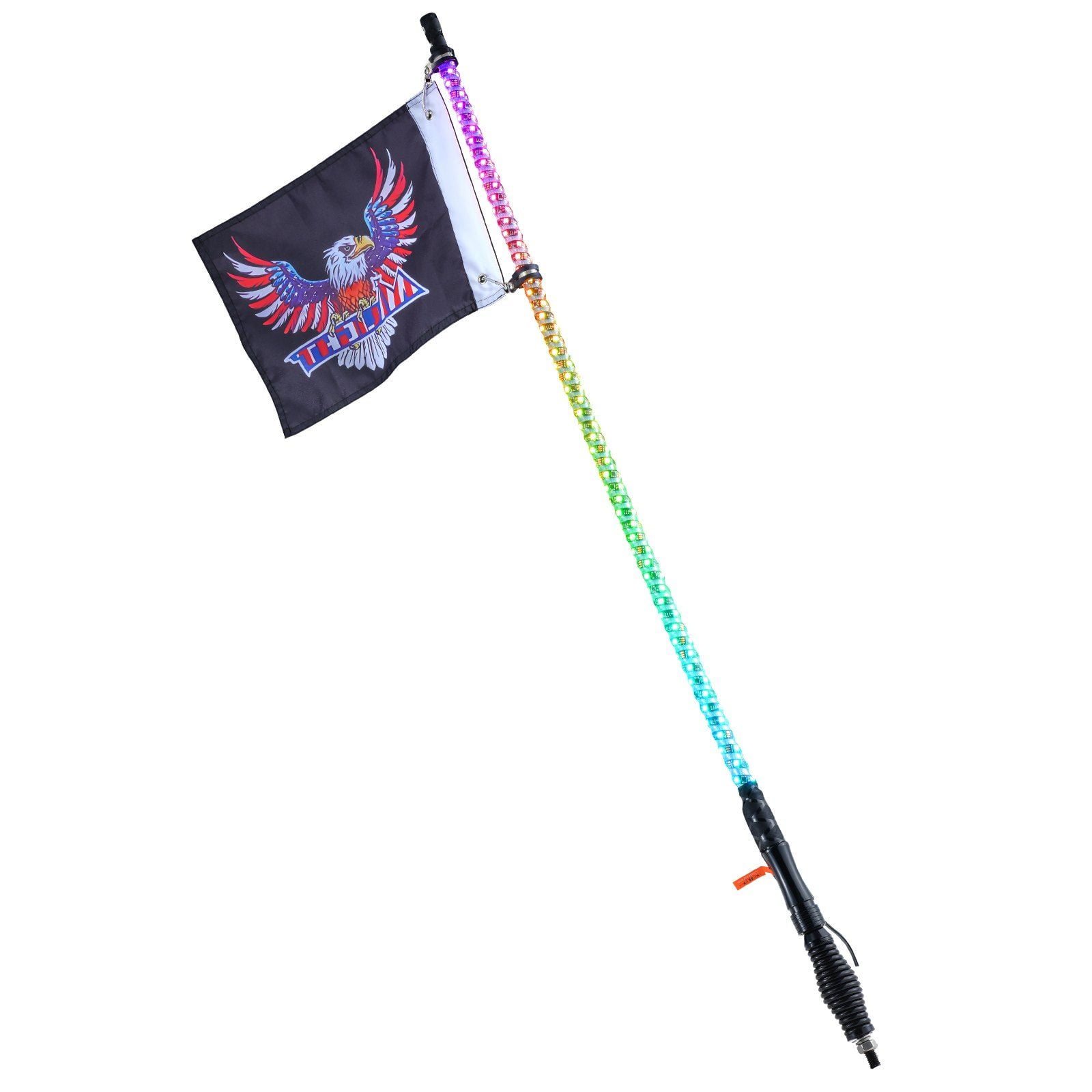 1 PC 3 FT Whip Light with Spring Base, Led Whip Light with APP & Remote ...