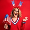 1 PC 4th of July Patriotic Headband, American Flag Star Head Bopper ...
