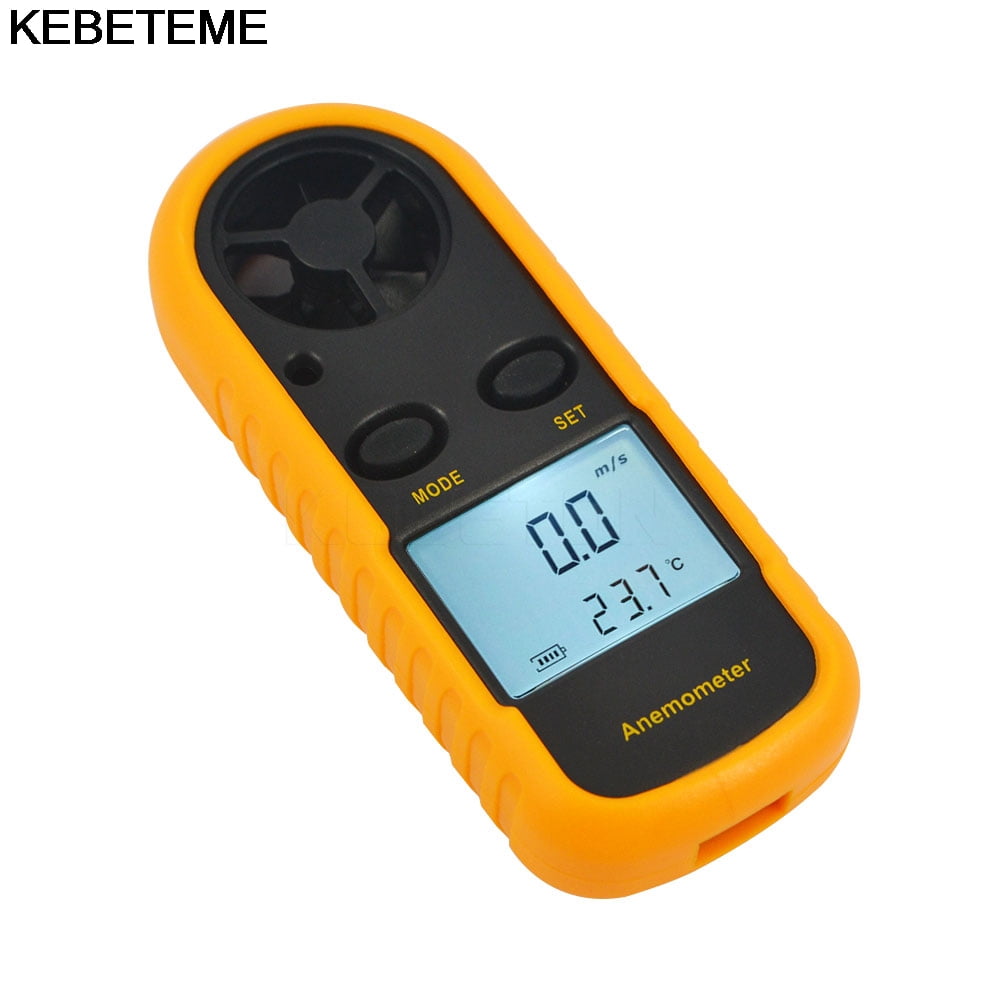 1 PC Anemometer Digital LCD CFM/CMM Thermo Anemometer+Infrared ...