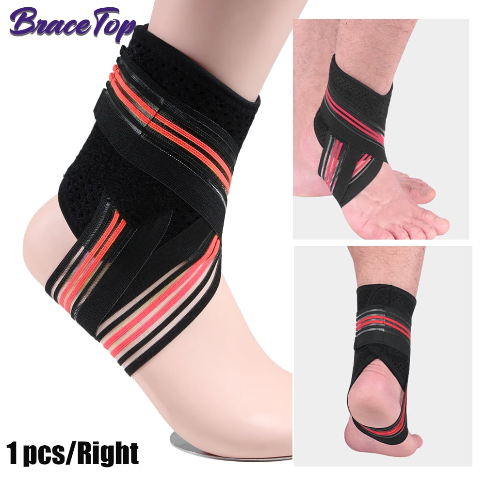 1 PC Ankle Brace Support Protection Prevent Re-Injury Adjustable ...