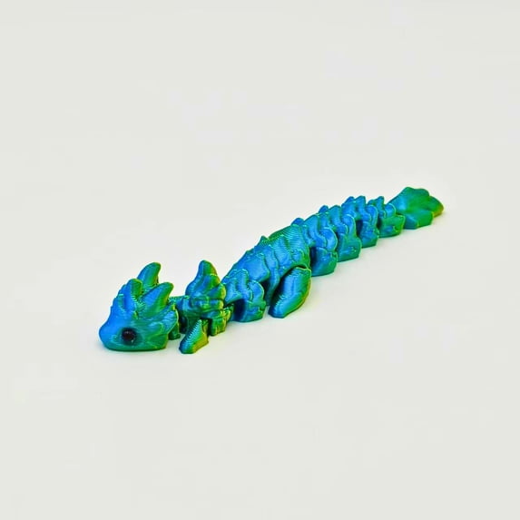 1 PC Blue Green 8cm 3D Print Starwinged Dragon Ornament - Walmart.com