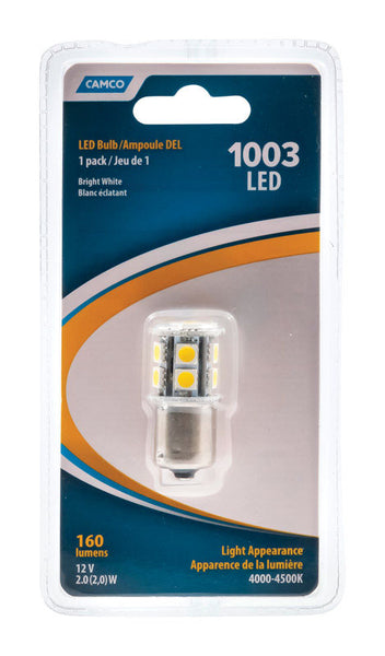 1 PC Camco LED Marker/Turn/Utility Automotive Bulb 1003 - Walmart.com