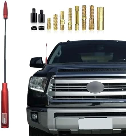 1 PC Car Retractable Bullet Antenna, 5.43" x 0.78" Stable Signal ...