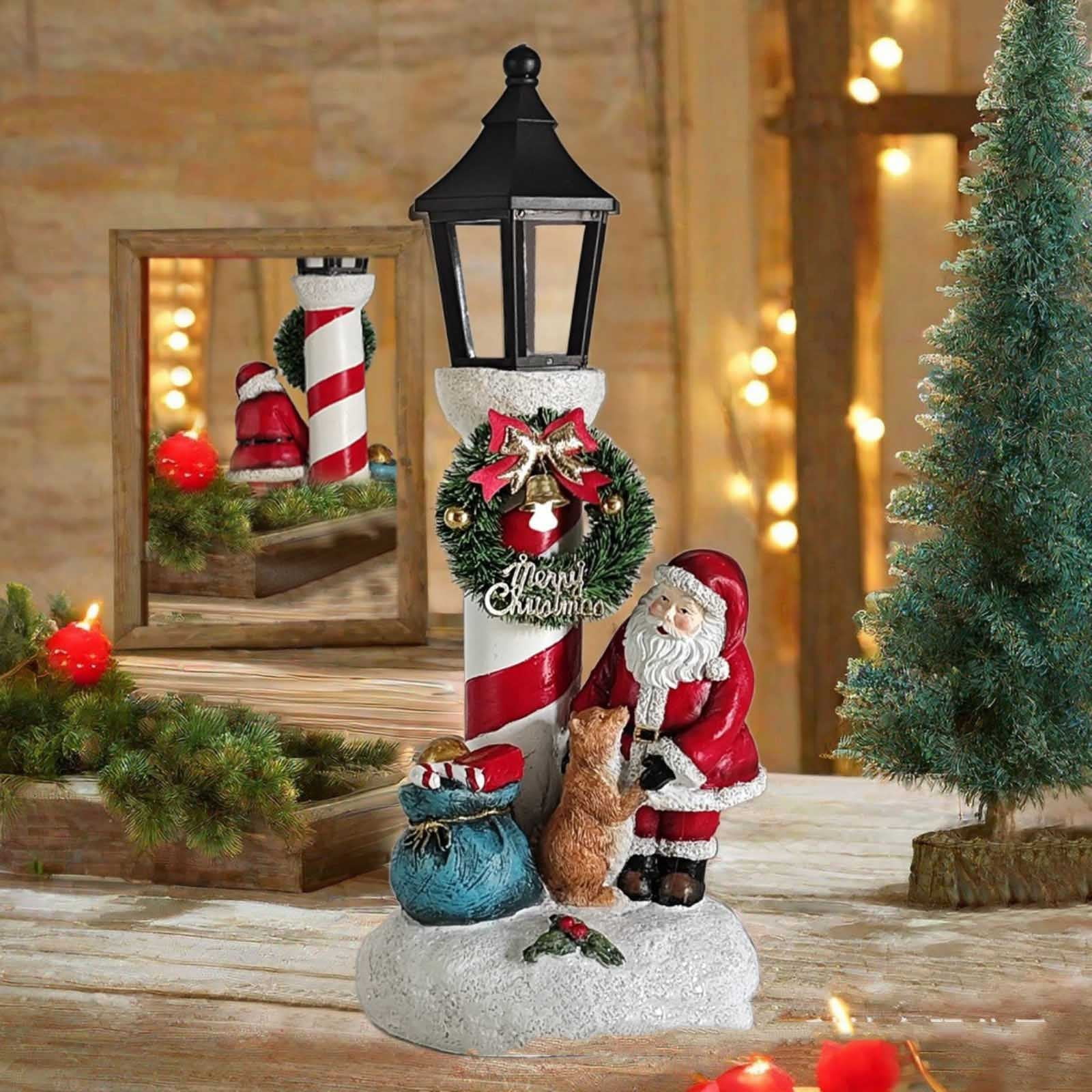 1 PC Christmas Table Centerpieces Small Resin Snowman Figurine with ...