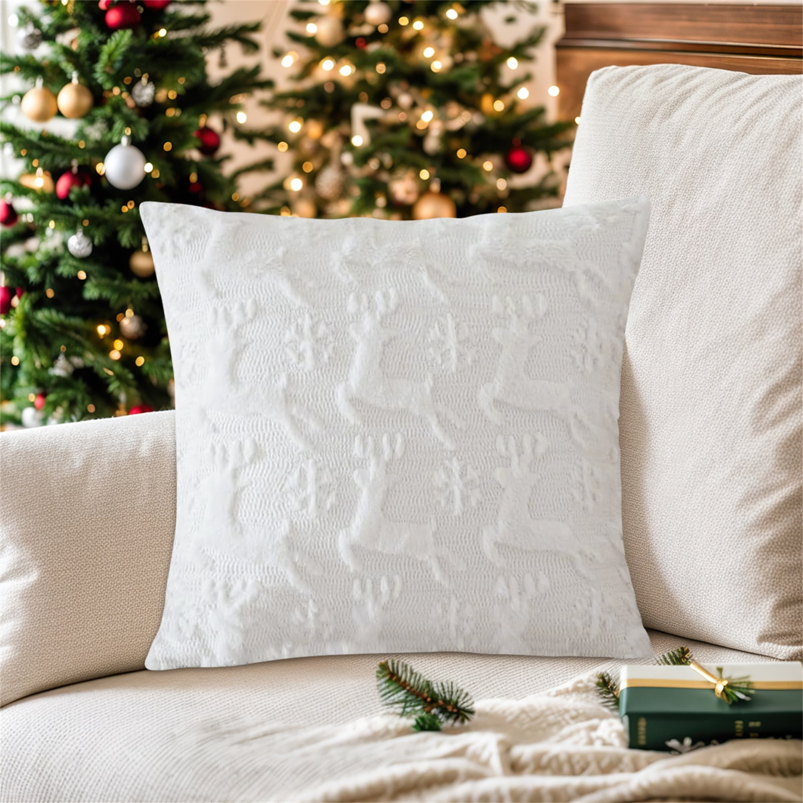 1 PC Christmas Tree Pillow Covers,Xmas Decorative Throw Pillow Cases ...