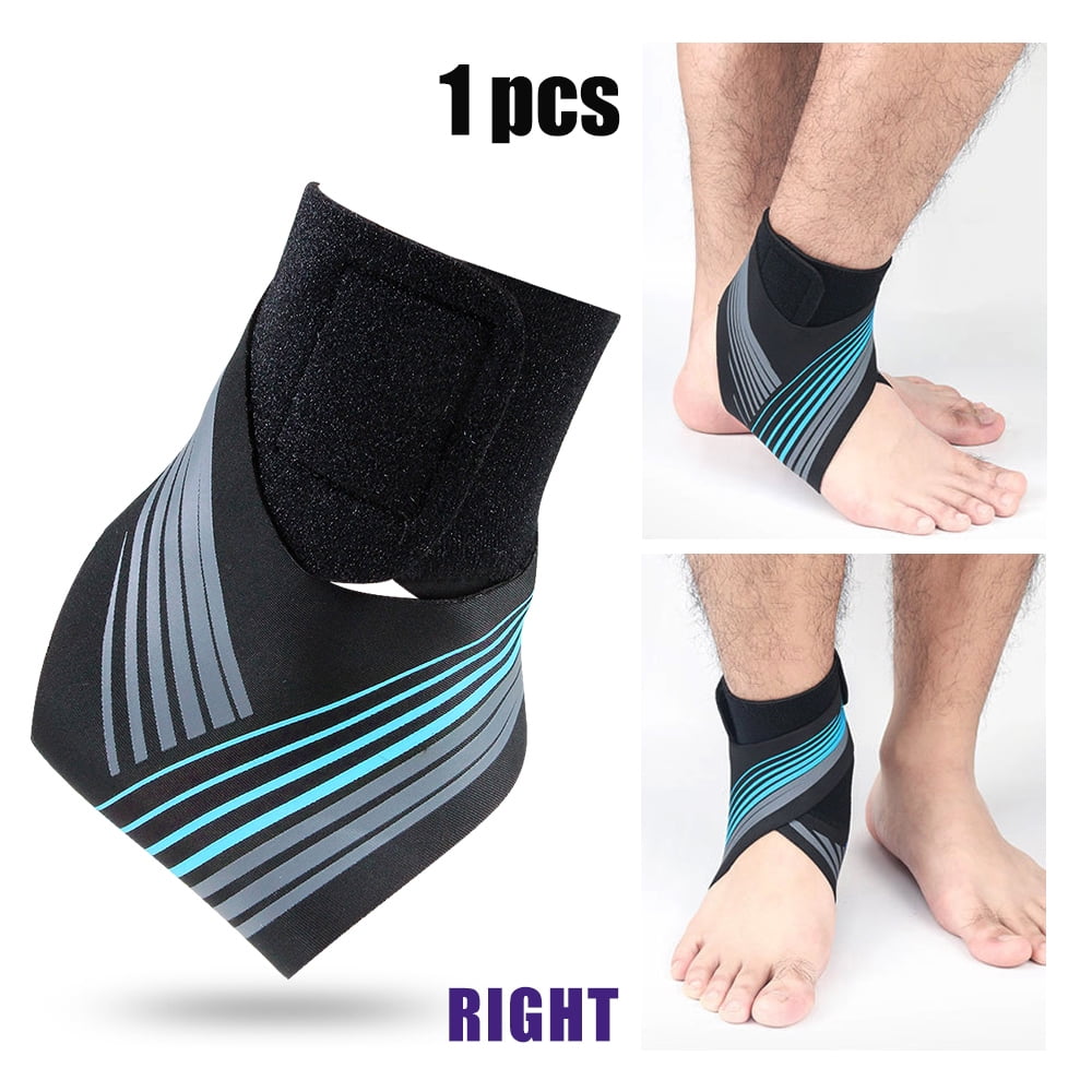 1 PC Compression Ankle Support Sport Ankle Stabilizer Brace Tendon Pain ...
