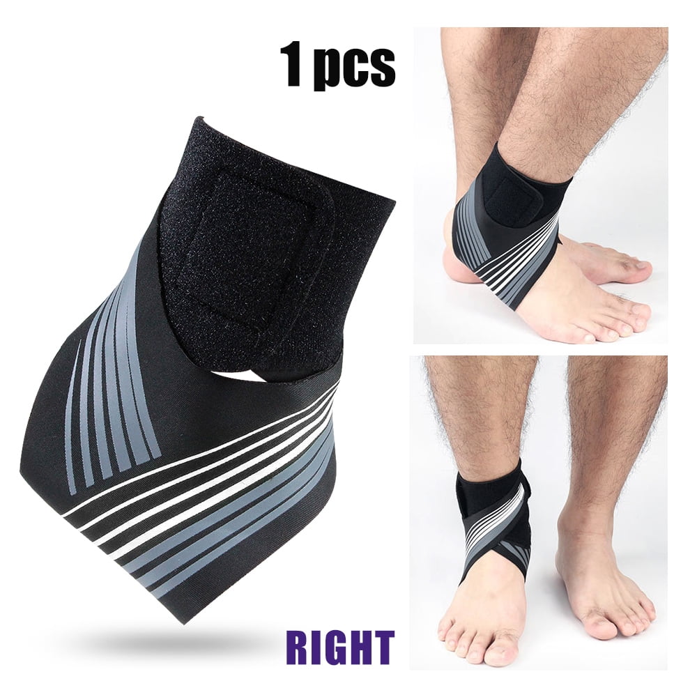 1 PC Compression Ankle Support Sport Ankle Stabilizer Brace Tendon Pain ...