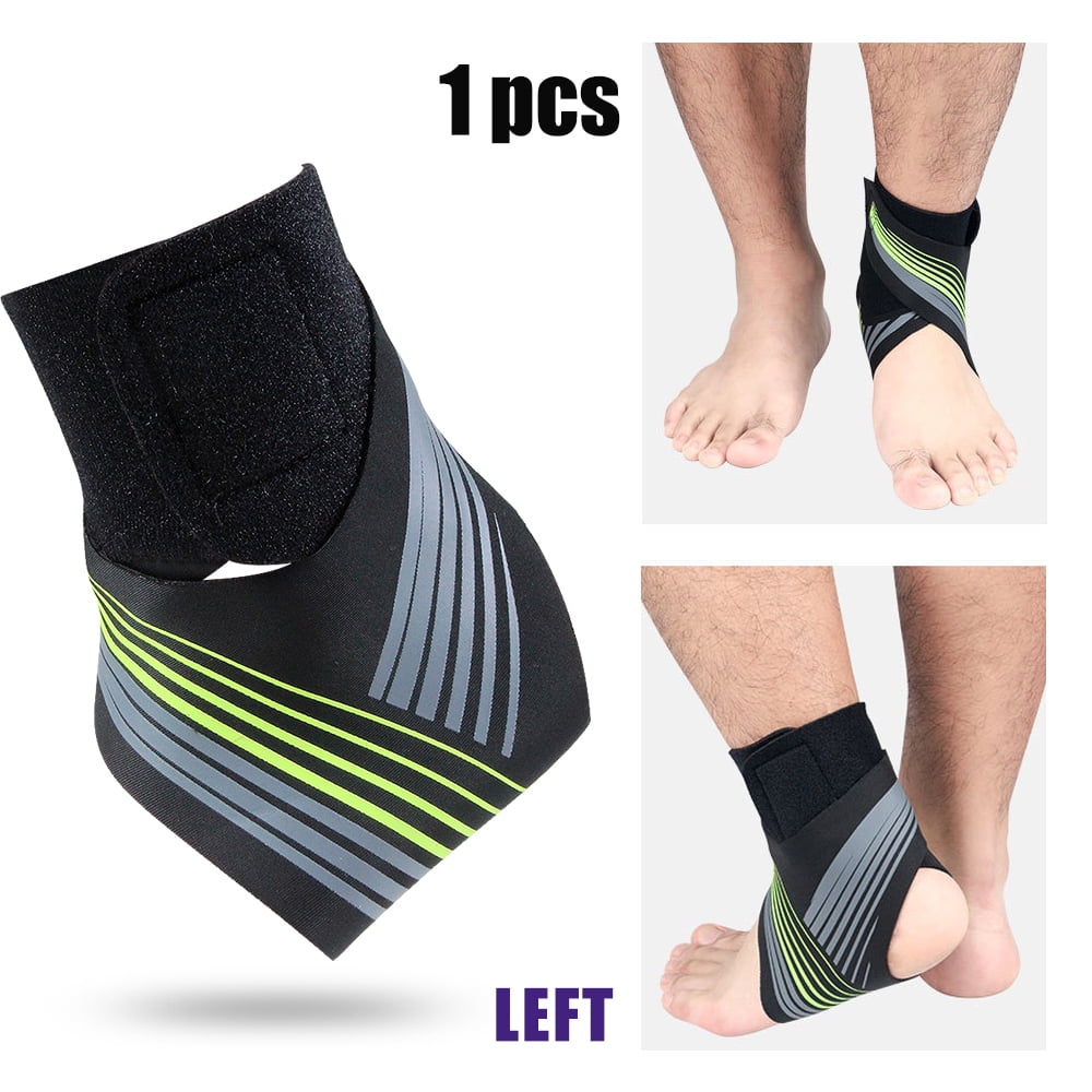 1 PC Compression Ankle Support Sport Ankle Stabilizer Brace Tendon Pain ...