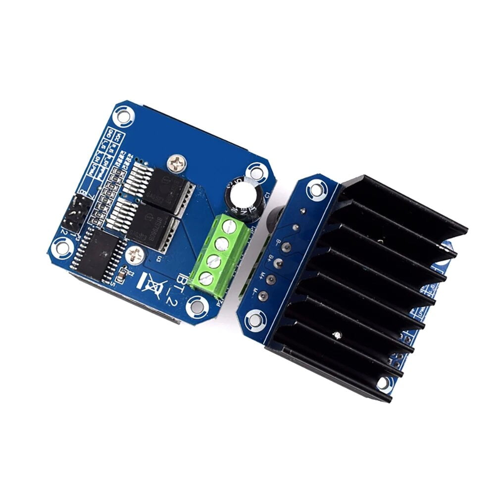 (1 PC) Double BTS7960 43A High-Power IBT2 Motor Drivers System ...